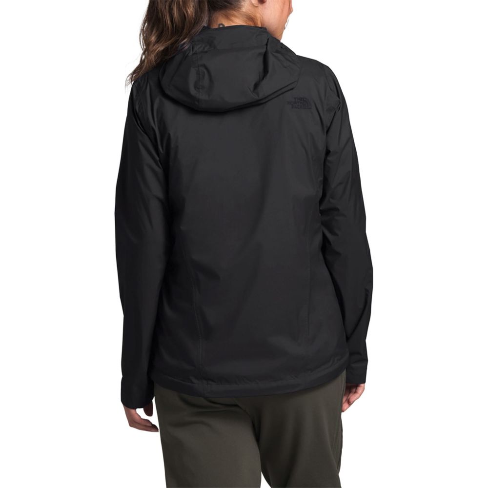 Chaqueta Venture 2 Impermeable Negra Mujer The North Face - thenorthfaceco